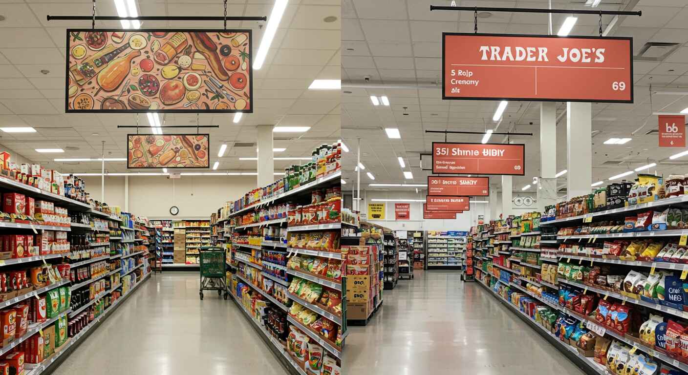 Smart Grocery Store Aisle Signs to Boost Sales
